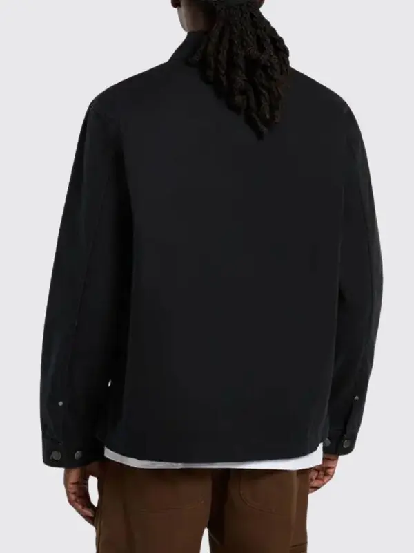 Dickies Canvas Shirt Jacket With Contrast Logo And Slash Pockets
