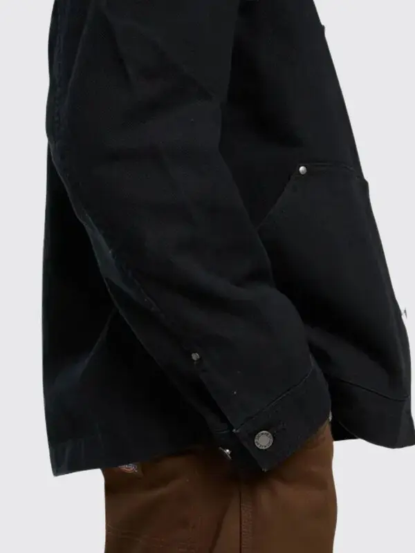 Dickies Canvas Shirt Jacket With Contrast Logo And Slash Pockets