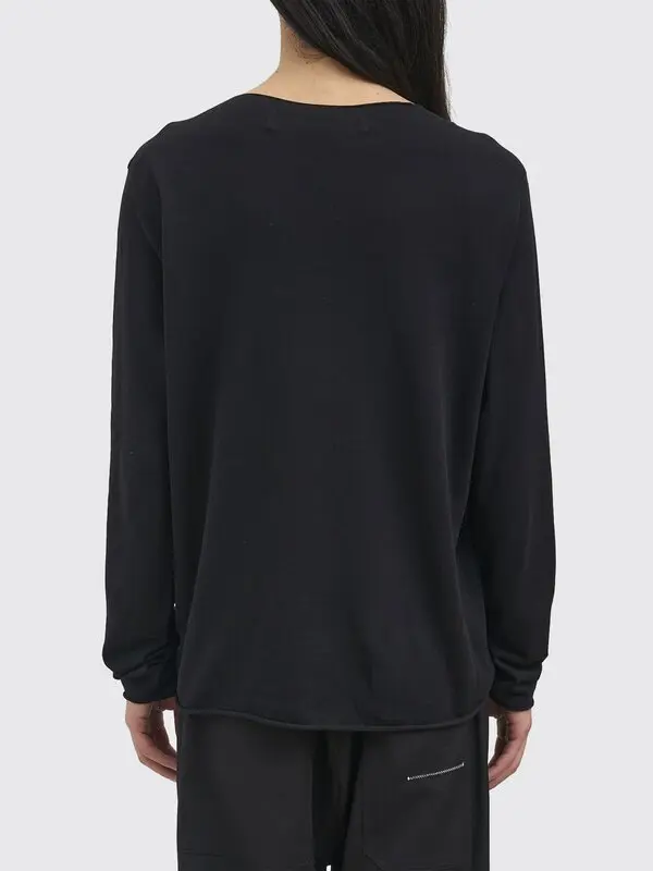Isabel Benenato Printed Cotton Crew Neck Pullover