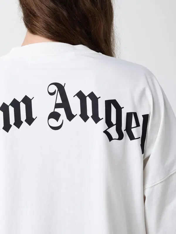 Palm Angels Cotton T-shirt With Logo