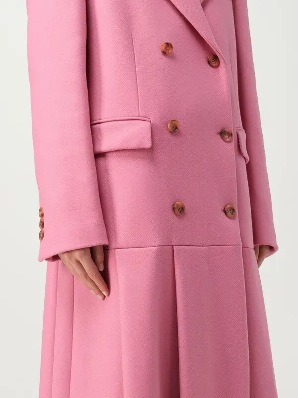 Vivetta Double Breasted Coat With Flared Skirt
