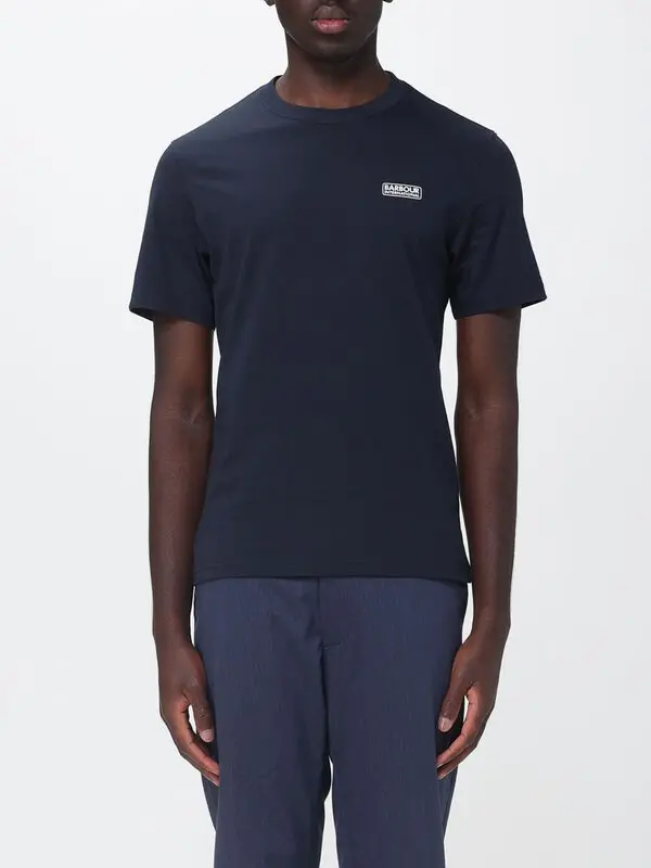 Barbour Cotton T-shirt With Logo - Blue