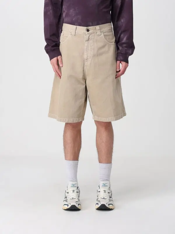 Carhartt Work In Progress Relaxed Fit 5-pocket Denim Shorts - Beige