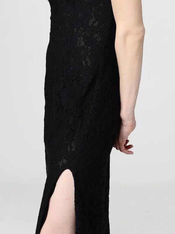 Pinko Drupa Midi Lace Dress - Black