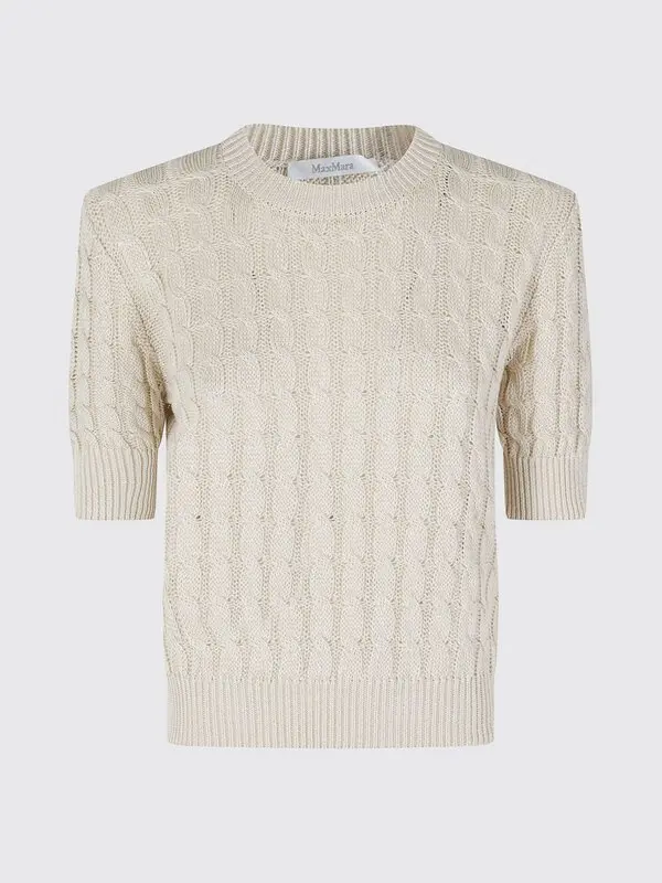 Max Mara Woven Linen Sweater