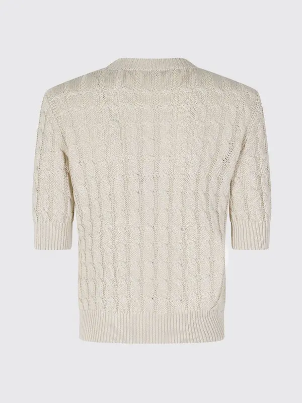Max Mara Woven Linen Sweater