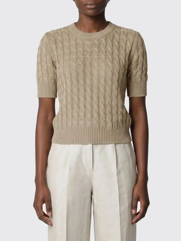 Max Mara Linen Sweater - Cream