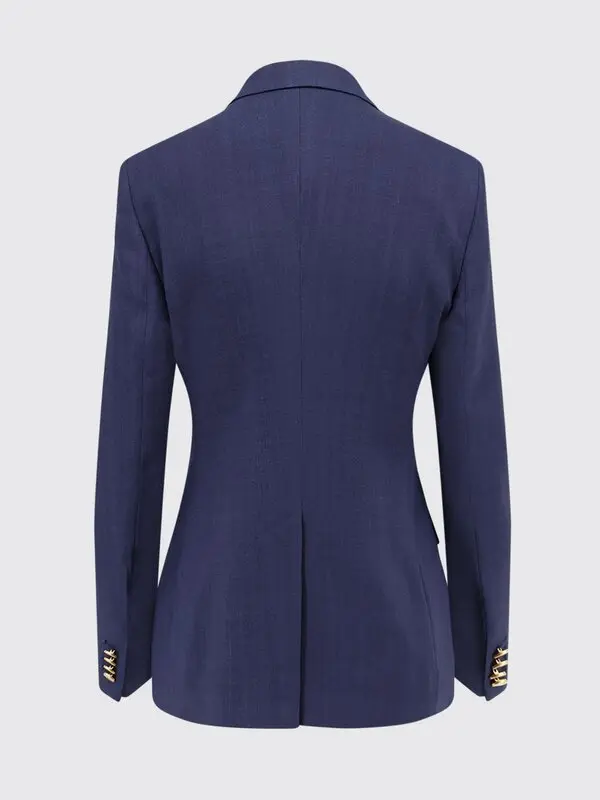 Tagliatore Double-breasted Viscose Blend Blazer - Blue