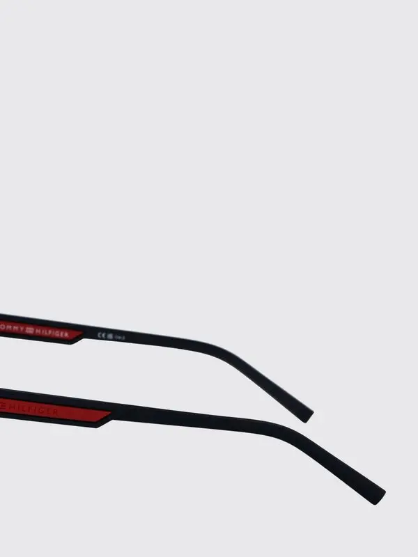 Tommy Hilfiger Rectangular Acetate Sunglasses With Contrasting Logo