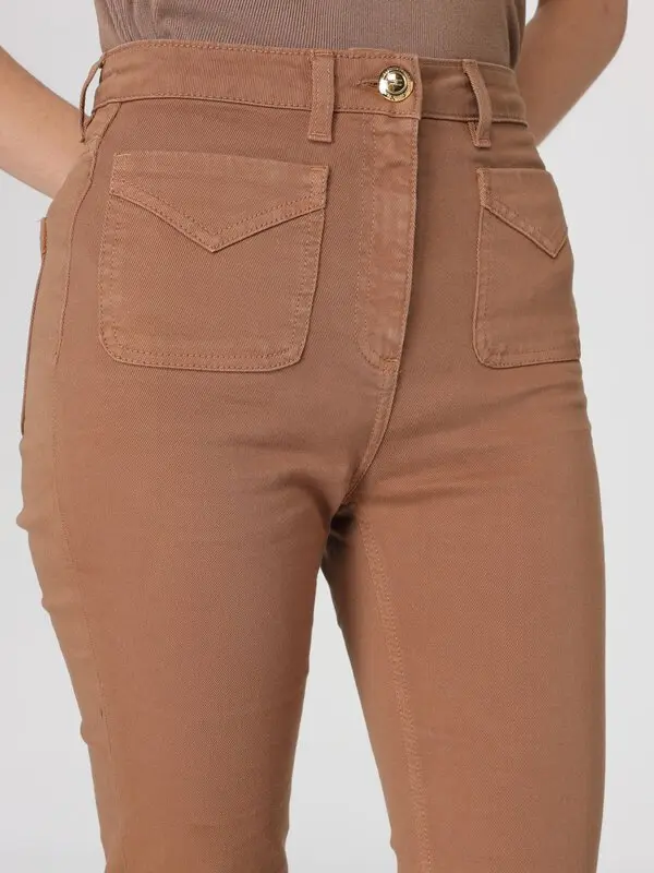 Elisabetta Franchi Jeans Colour - Brown