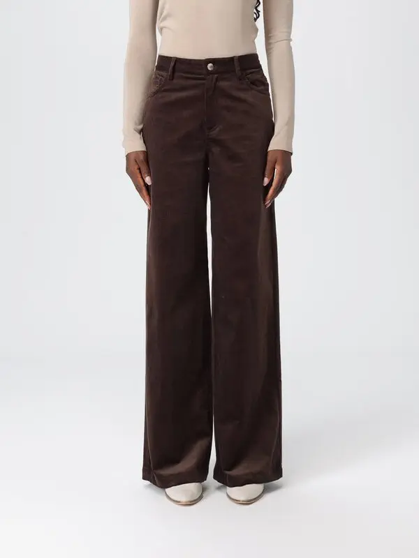Liu Jo Wide Leg Corduroy Trousers