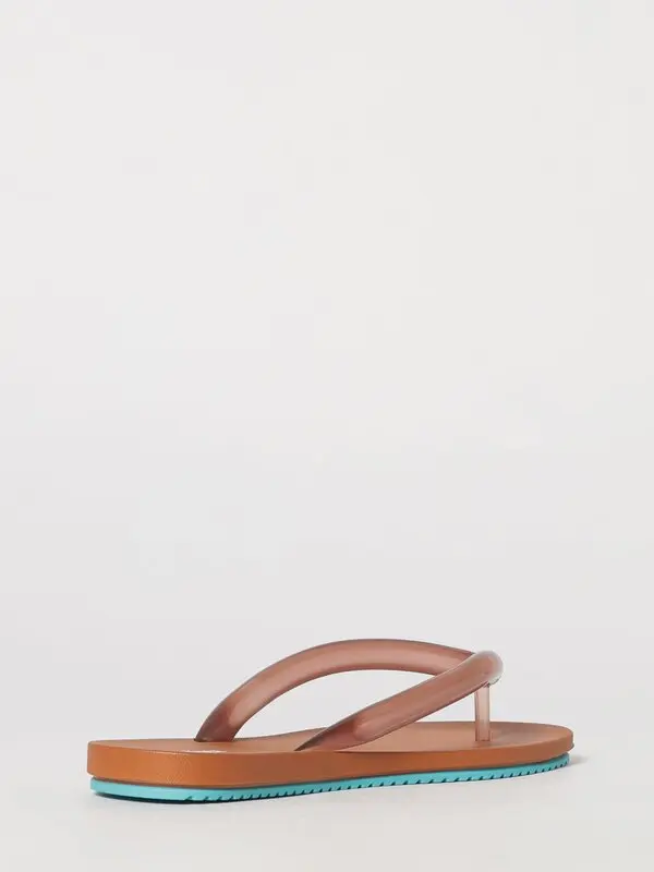 Melissa Airflow Pvc Thong Sandals With Low Heel - Brown