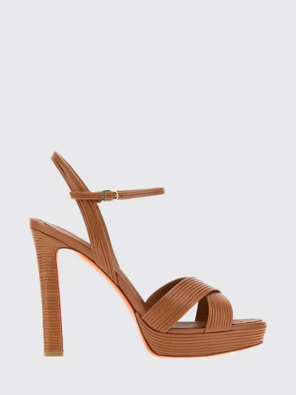 Santoni Laureen High Heel Sandals With Stiletto Heel And Ankle Strap