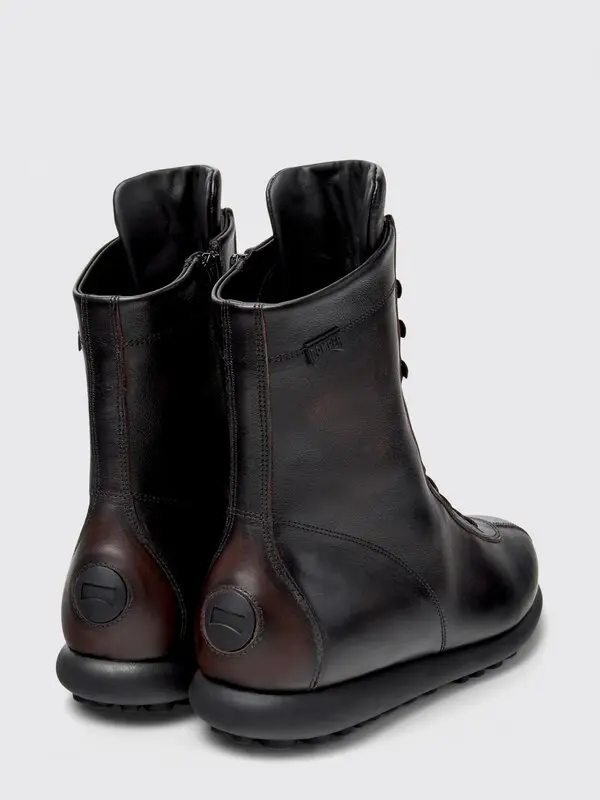 Camper Lace-up Leather Boots