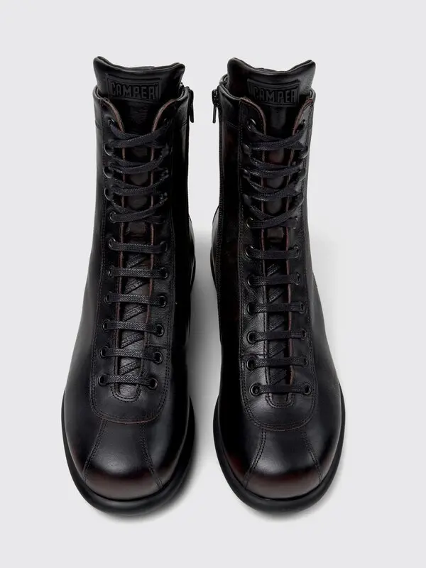 Camper Lace-up Leather Boots