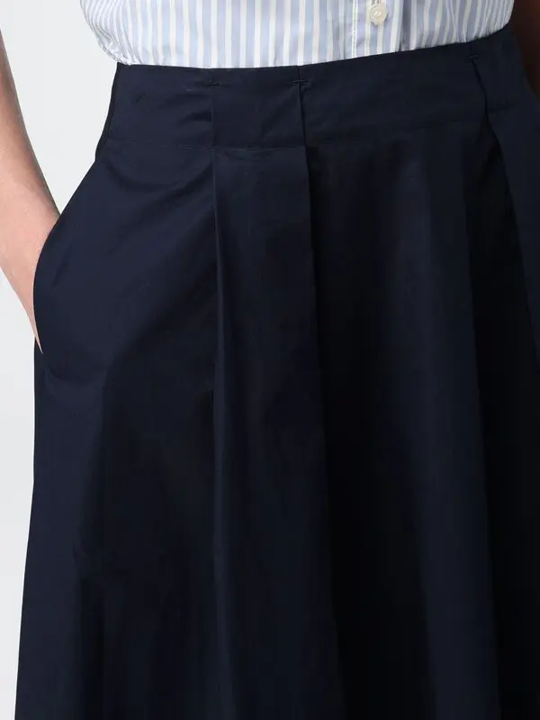 Woolrich Pleated Midi Skirt - Blue