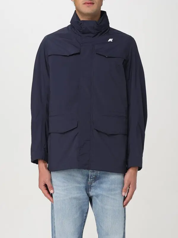 K-WAY Manuel Stretch Nylon Jersey Jacket - Blue
