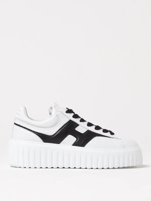 Hogan H-stripes Smooth Leather Platform Sneakers