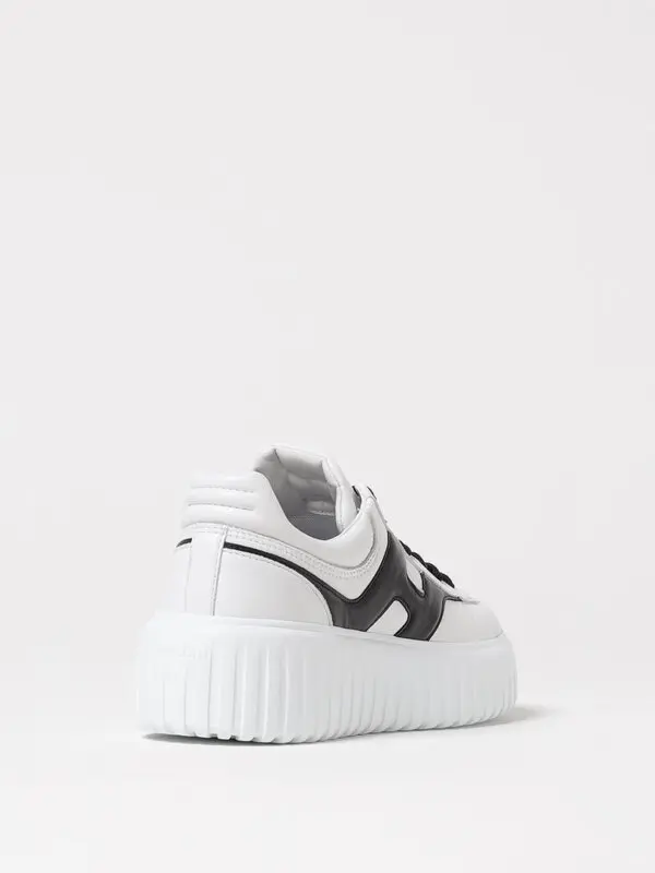 Hogan H-stripes Smooth Leather Platform Sneakers