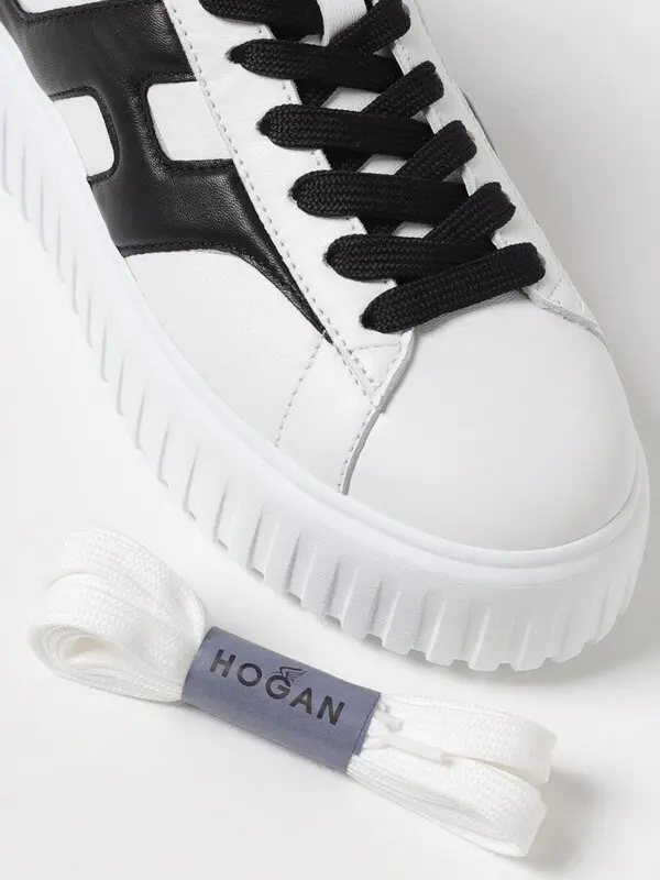 Hogan H-stripes Smooth Leather Platform Sneakers