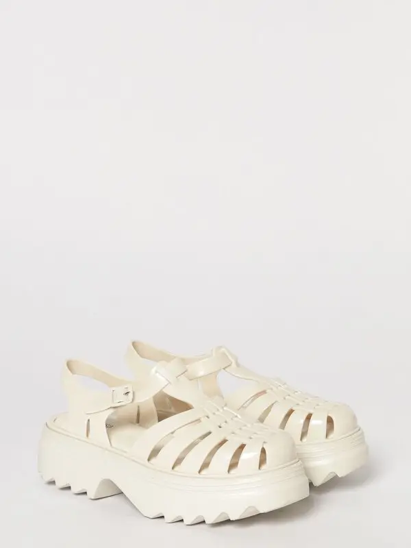 Melissa Possession Ii Platform Pvc Sandals With Medium Heel