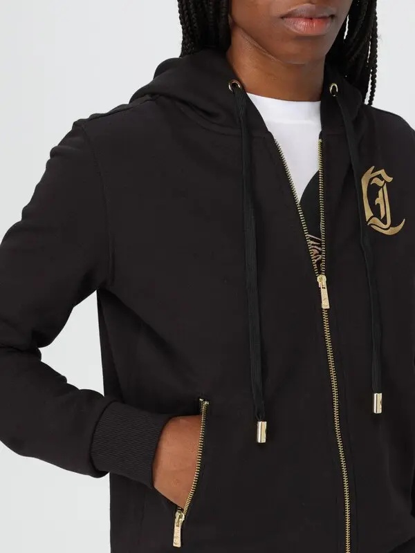 Just Cavalli Hooded Zip-up Sweatshirt