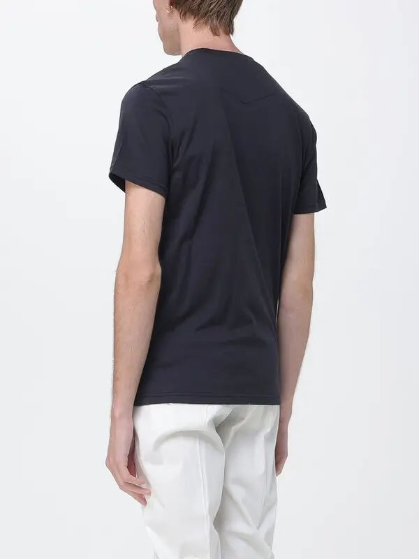 PT TORINO Cotton And Silk T-shirt - Black