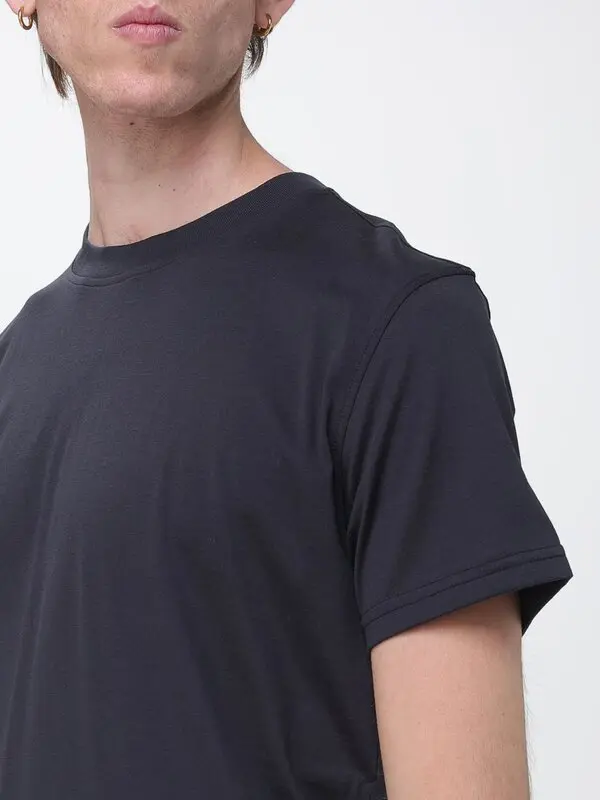 PT TORINO Cotton And Silk T-shirt - Black