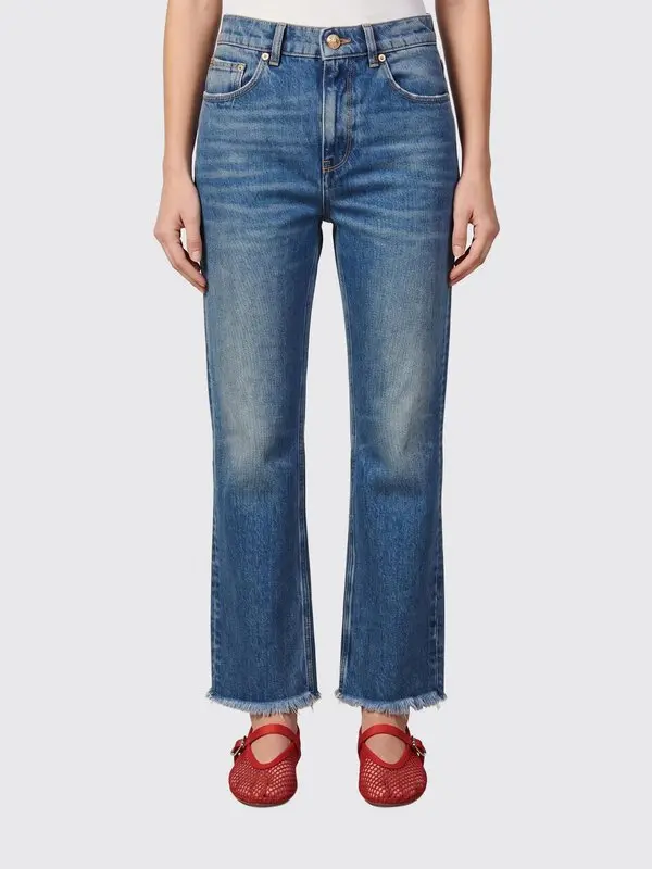 GOLDEN GOOSE Flared Cotton Denim Jeans