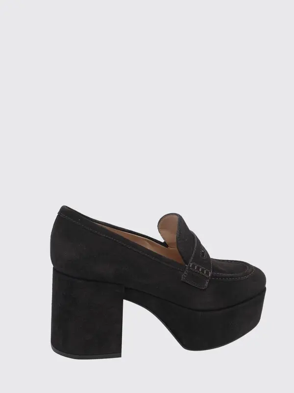 GIANVITO ROSSI Suede Leather Platform Pumps