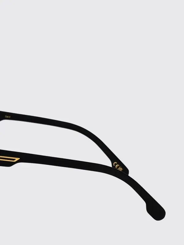Carrera Eyewear Rectangular Aviator Sunglasses In Eco-polyamide With Amber Lenses - Black