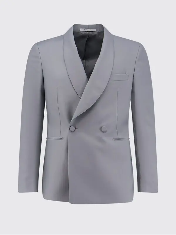Tagliatore Double-breasted Virgin Wool Blazer - Pearl
