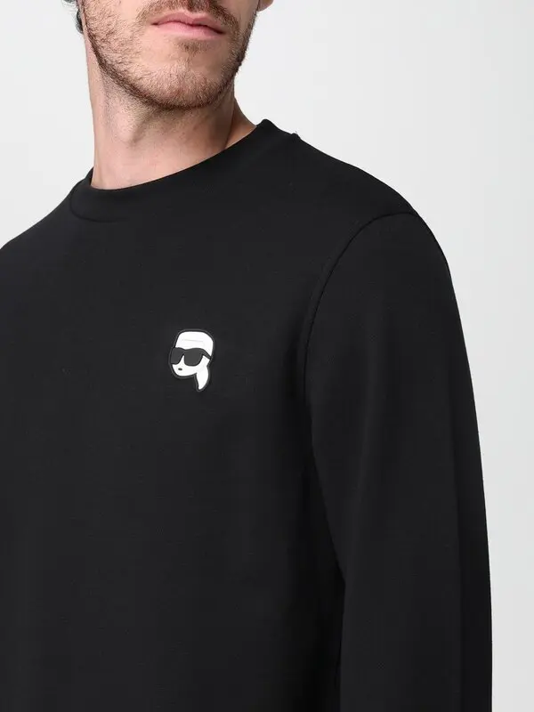 Karl Lagerfeld Crewneck Sweatshirt With Logo Detail