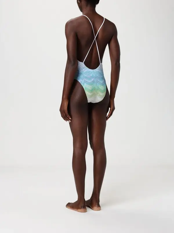 Missoni Metallic Polyester One-piece Swimsuit