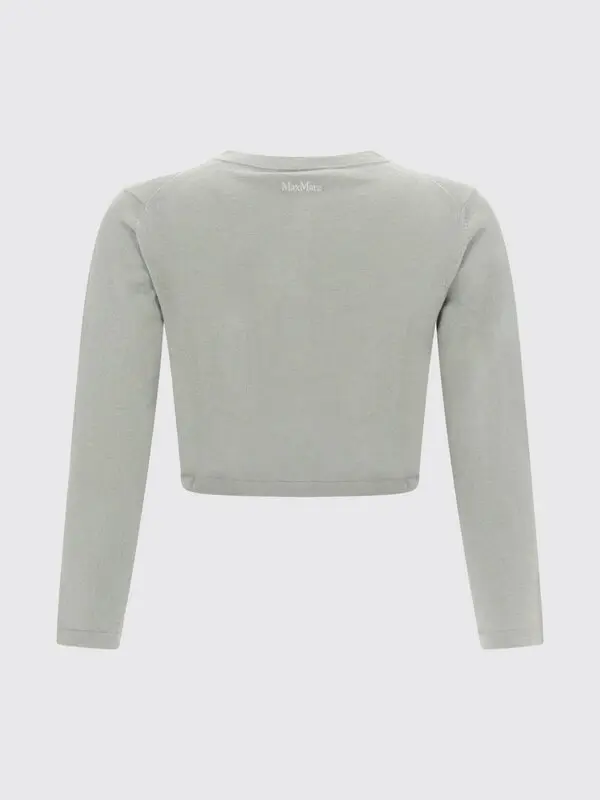Max Mara Silk And Cashmere Crew Neck Cardigan