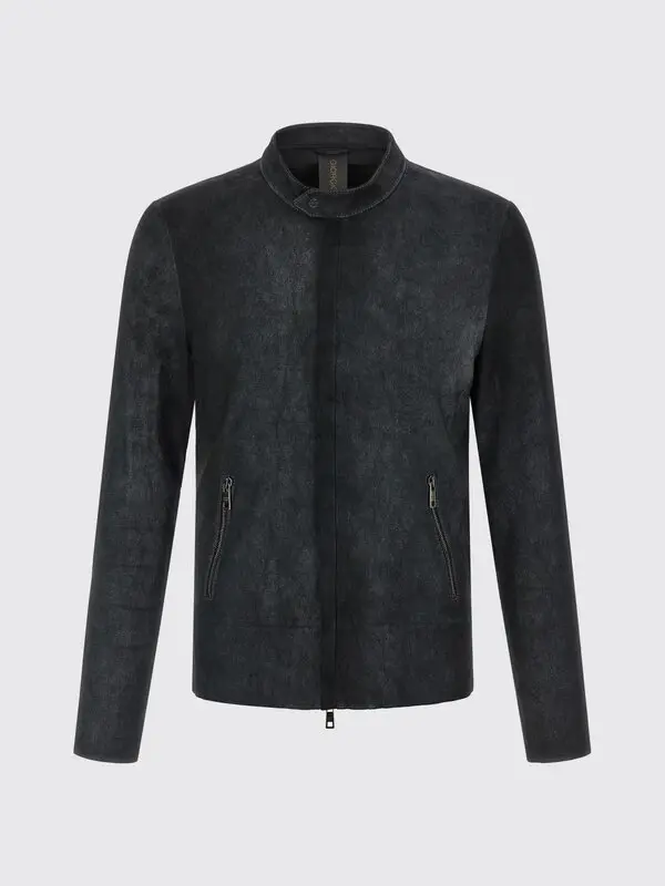 GIORGIO BRATO Lambskin Leather Jacket