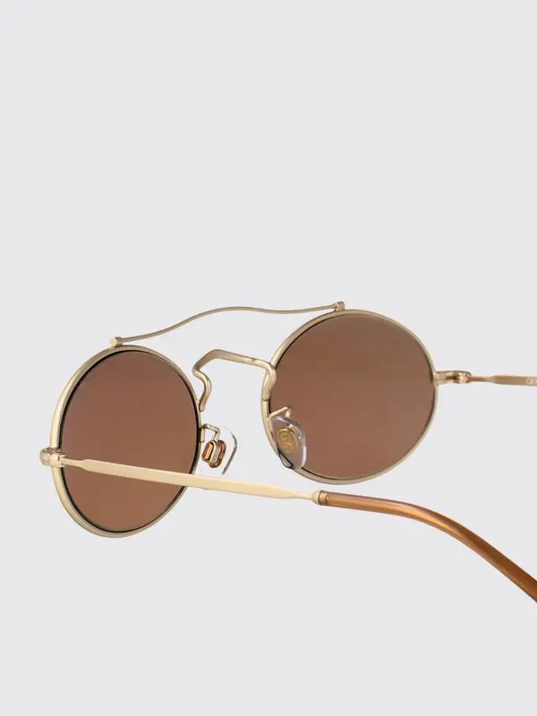 Giorgio Armani Oval-frame Metal Sunglasses With Double Bridge