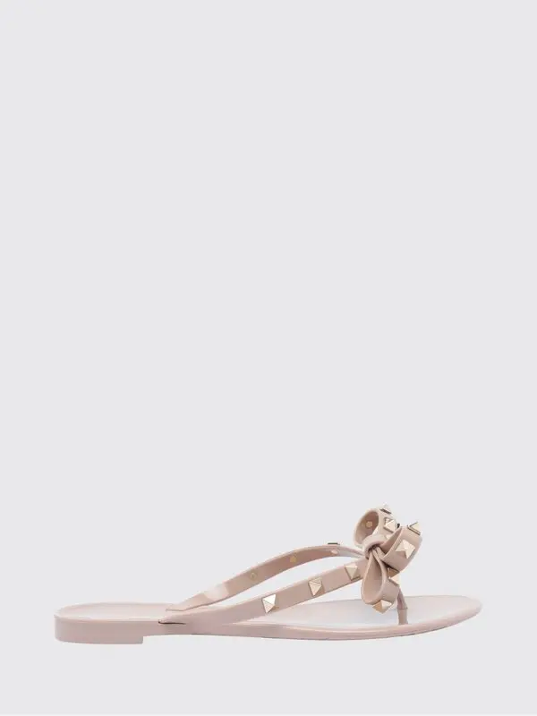 Valentino Garavani Studded Bow Flip-flops