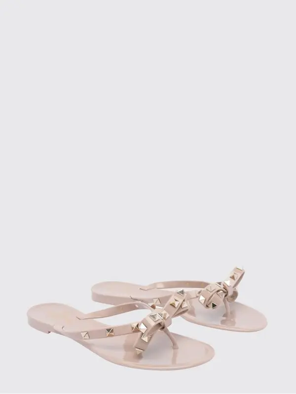 Valentino Garavani Studded Bow Flip-flops