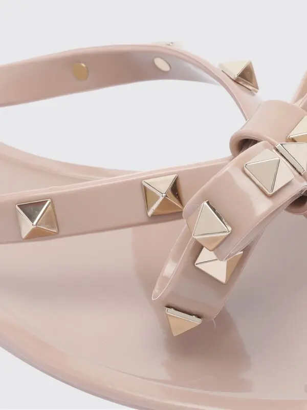 Valentino Garavani Studded Bow Flip-flops