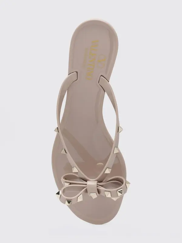 Valentino Garavani Studded Bow Flip-flops