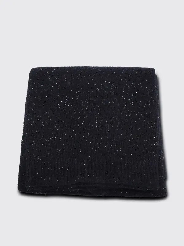 Fabiana Filippi Merino Wool Scarf With Sequins - Blue