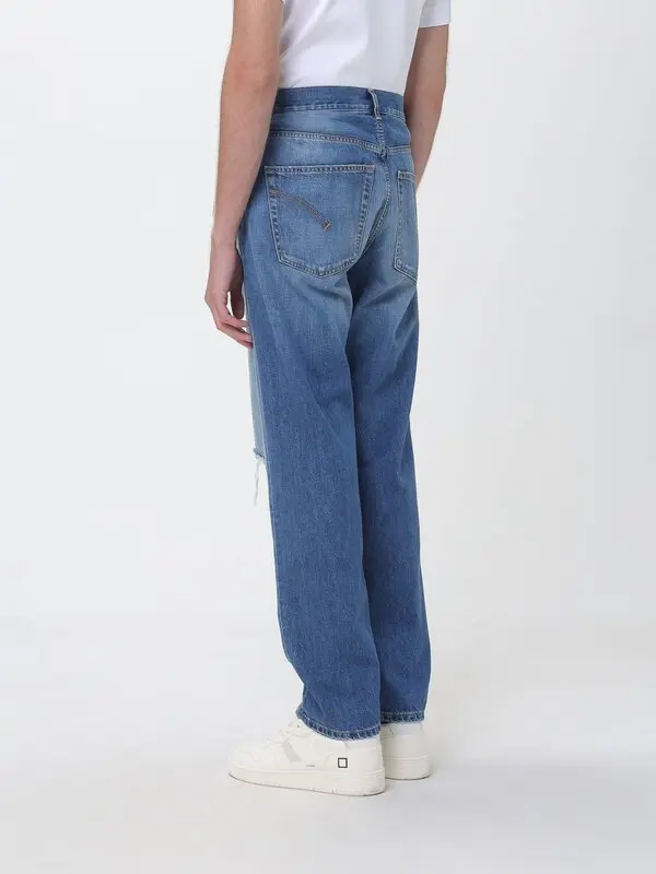 DONDUP Distressed Denim Wide Leg Jeans