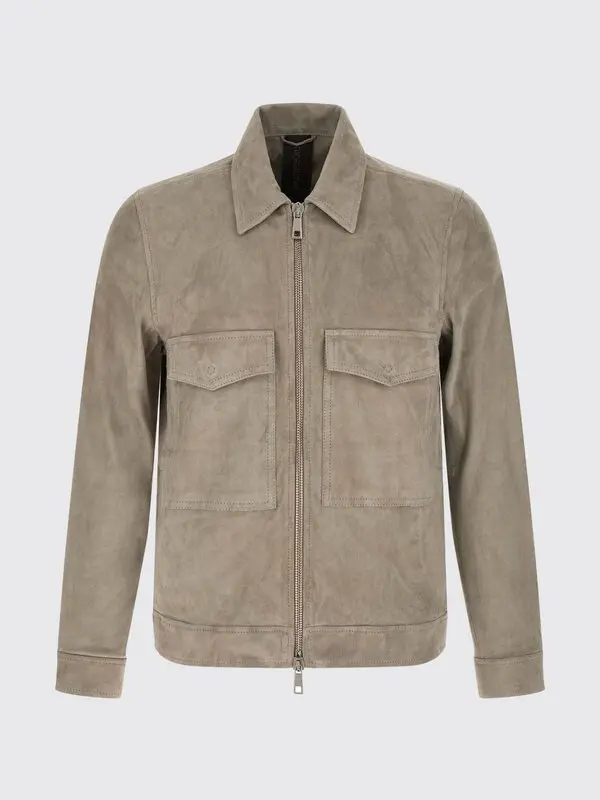 GIORGIO BRATO Suede Lambskin Shirt Jacket