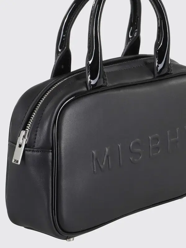 MISBHV Embossed Logo Top Handle Bag