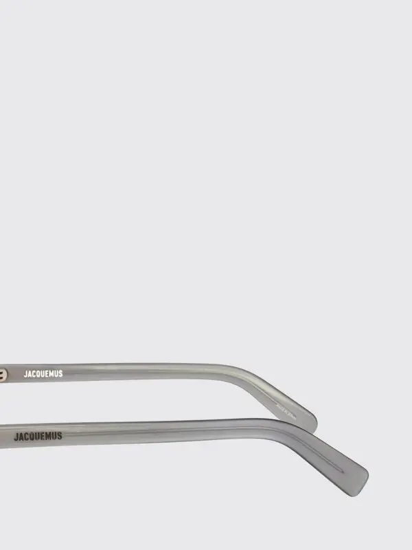 Jacquemus Capri Rectangular Cat-eye Sunglasses In A Gray Acetate Frame