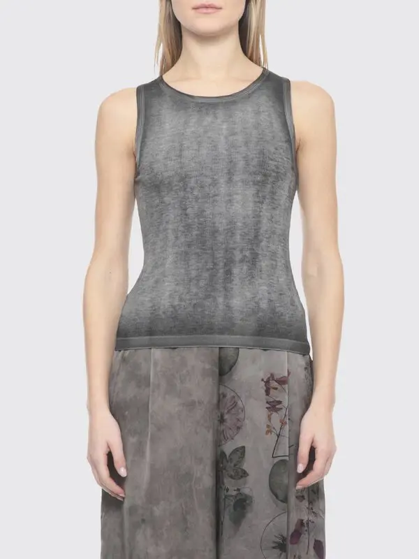 Avant Toi Basic Jersey Tank Top - Grey