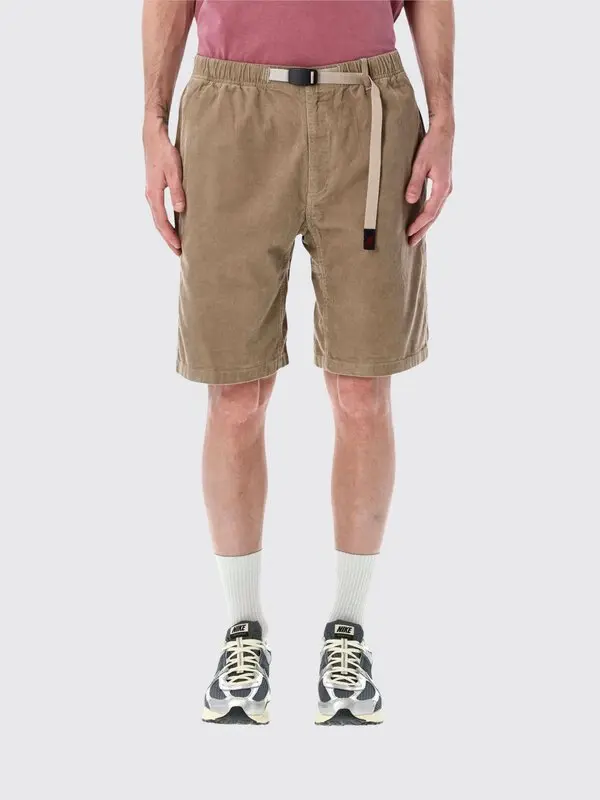 Gramicci Corduroy Shorts With Elasticated Waistband And Drawstring