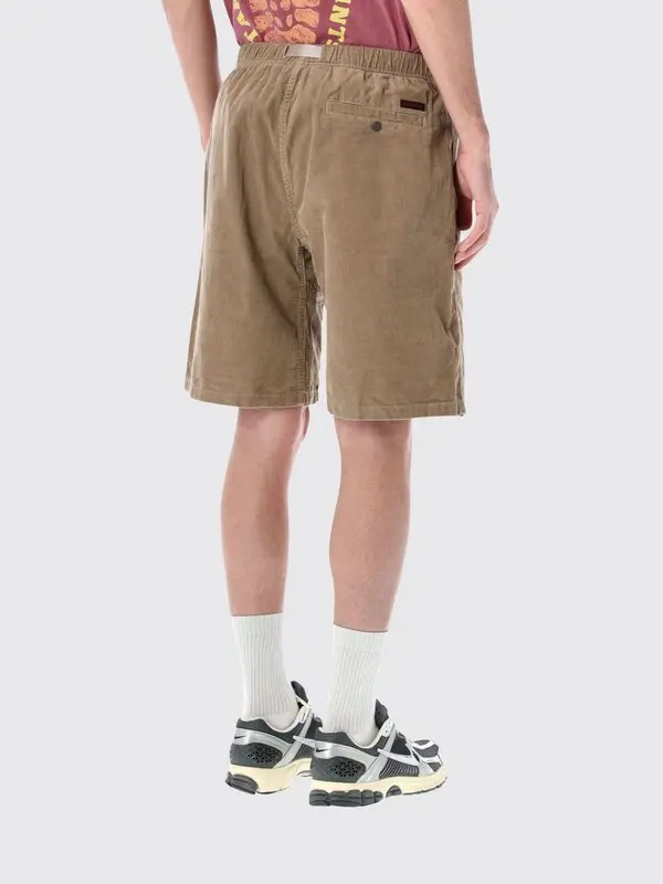 Gramicci Corduroy Shorts With Elasticated Waistband And Drawstring