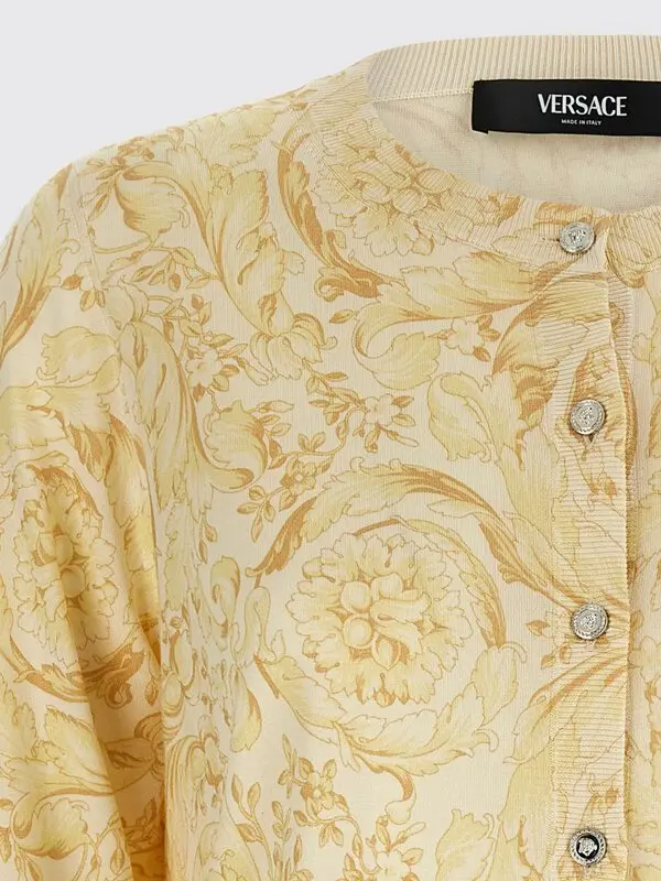 Versace Baroque Silk Cardigan